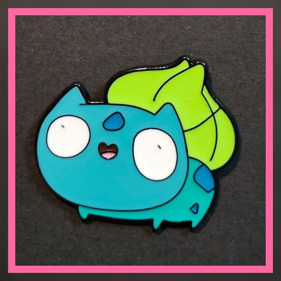 Nintendo | Jewelry | Pokemon Derpy Bulbasaur Enamel Pin | Poshmark
